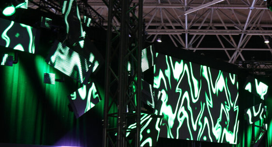 SAGE Adjustable in angles full color indoor P4 stadium led display
