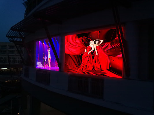Full Color Led Display Outdoor Advertising , P9 Dip Led Screen 3ft × 3ft Advertising LED Display