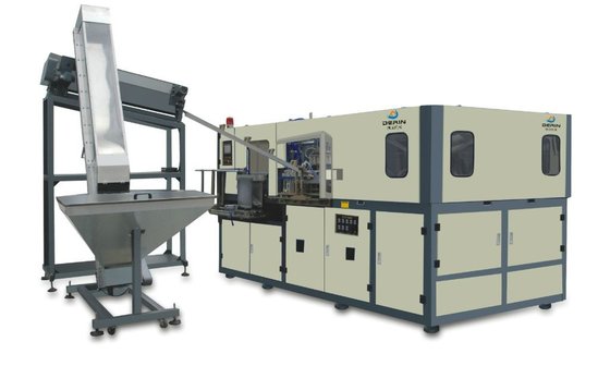Pet Two Stage Automatic Plastic Blow Molding Machine Horizontal 4pcs Cavities