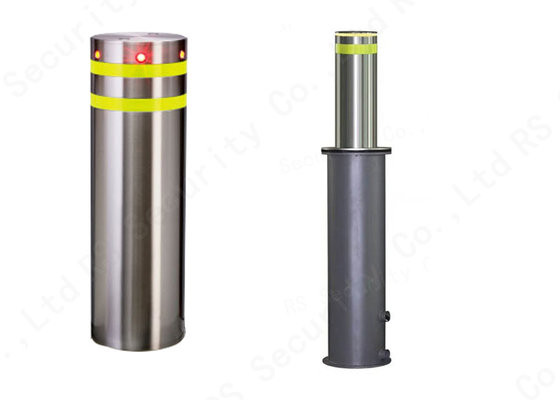 K4 Rated Hydraulic Bollards Reflectors Rising Bollard Mechainsm Parks