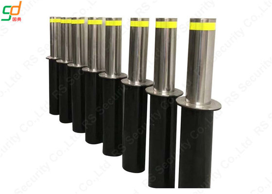 219mm Diameter Impact Hydraulic Bollards K4 Rated Traffic Bollard Video