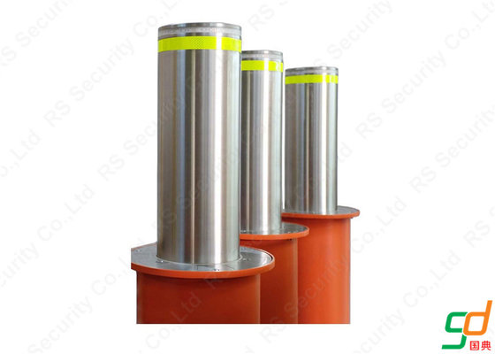 Automatic Parking Hydraulic Bollards QR Code Reader High Loading Capability