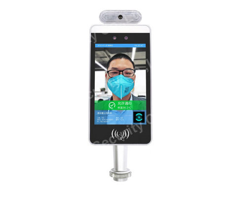 No Contact AI Body Temperature DetectionFace Recognition Camera Thermometer