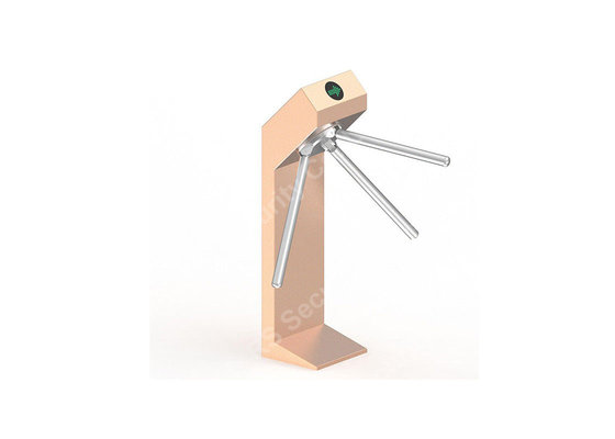 304 Stainless Steel Waist height Turnstiles Barcode Reader Tripod Turnstile