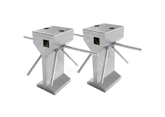 316 Stainless Steel Waist Height Turnstiles Bridge Vertical Tripod Turnstile