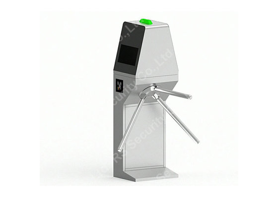 Barcode 304 Full Automatic Waist Height Turnstiles , Stainless Steel Tripod Turnstile