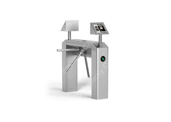 Automated security Waist Height Turnstiles 304 Stainless Steel Material