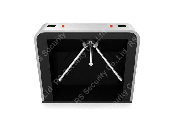 Biometric Half Height Turnstile Security Systems / Vertical Tripod Turnstile Gate