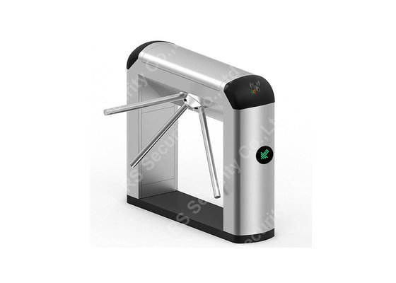 High Security Heavy Duty Waist Height Turnstile Black Shape IR Sensor Barrier
