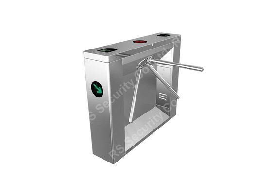 Single Core 304 Stainless Steel Waist Height Turnstile IR Sensor Barrier