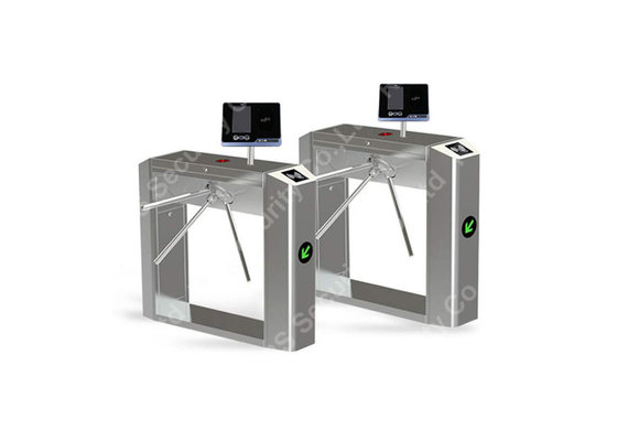 Semi-Auto Rfid Smart Waist Height Turnstile Amti-static Gymnasium Barrier Gate