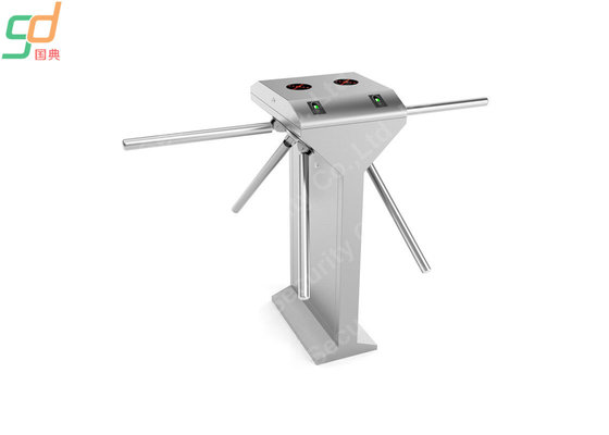 Tripod security turnstile Gate Manual Resetting Bridge Round Angle
