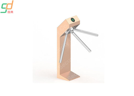 Mirror Finish Half Height Tripod Turnstile Gate , Turnstile Barrier Gate