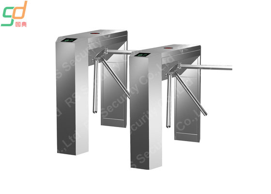 Fingerprint Tripod Turnstile Gate Access Control Systems 24V DC Tcp IP