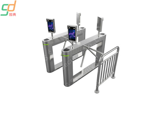 Customized Dustproof Tripod Turnstile Gate , Half Height Turnstile Barrier With RFID Reader