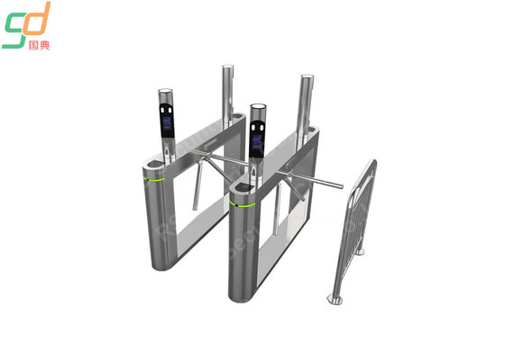 Full Automatic Train Station Turnstile Door Card Reader Remote Control