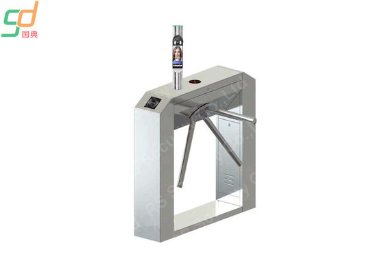 Dustproof Stainless Steel Tripod Turnstile Gate / Waist Height Turnstile