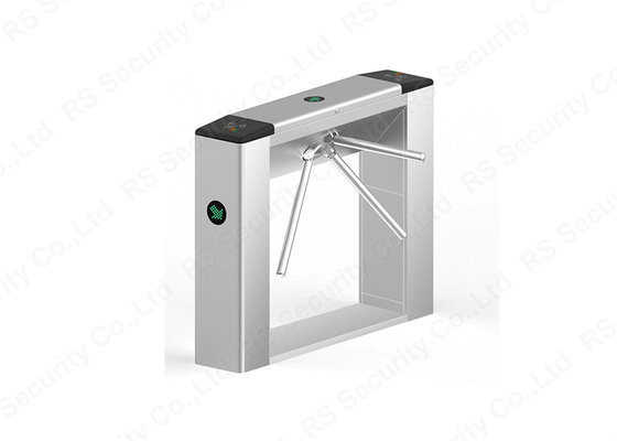 Secured Tripod Turnstile Gate Controlled Access 304 Stainless Steel