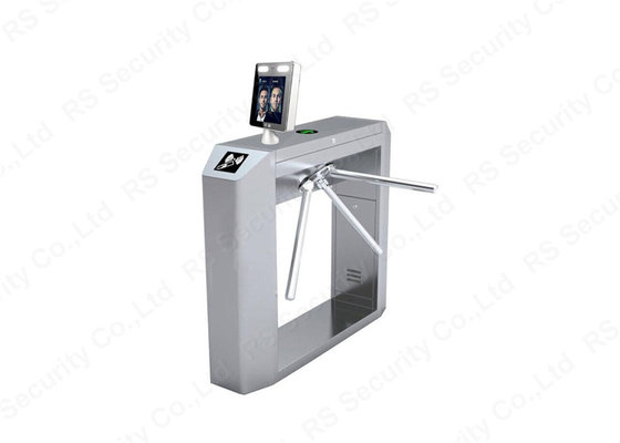 Security Full  Automatic Turnstiles Face Recognition Three Arm Barriers