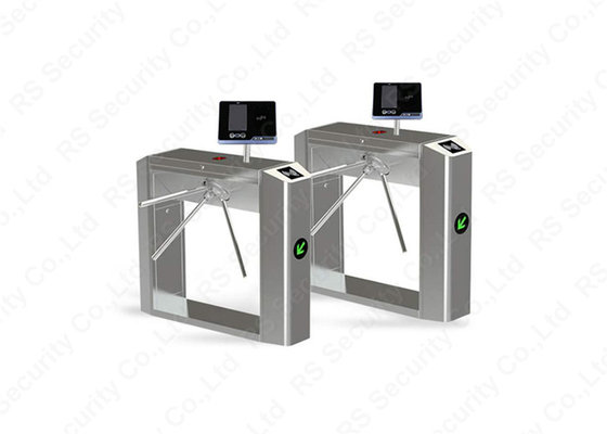 Access Controll Automatic Turnstiles Face Recognition Three Arm Barriers