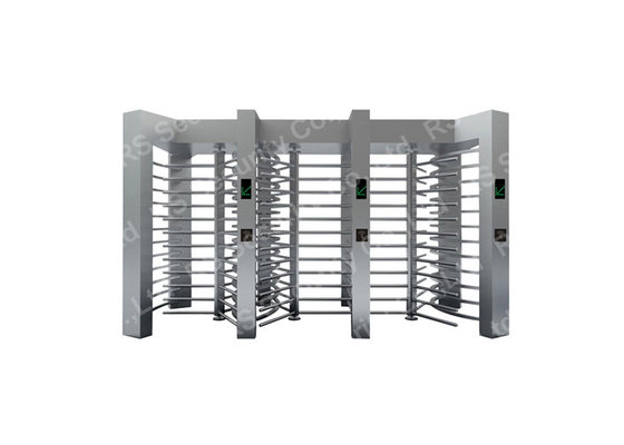 Automatic B - Direction Full Height Turnstiles , Slot Reader access control turnstiles
