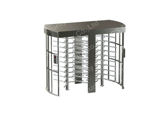 Half Height Single Turnstyle Pedestrian Barrier Gate Remote Control 304 Stainless Steel