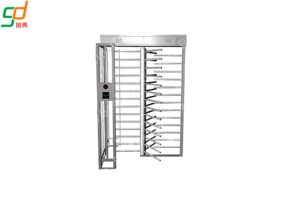 Stainless Steel Waterproof Full Height Turnstile Automatic Security Tri Channnel