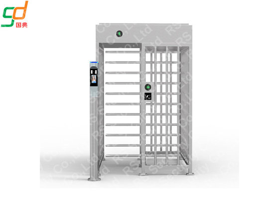 2 Lane Security Full Height Turnstile Pedestrian For Access Time Attendance