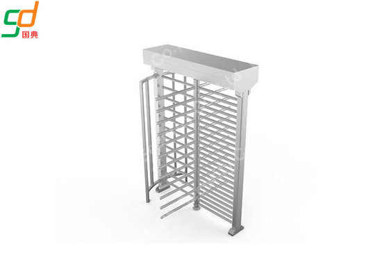 Automatic RFID Full Height Turnstiles High Security With Barrier Gate