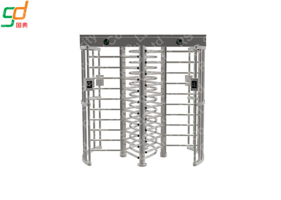 Biometric Access Control Systems Revolving Door Turnstile With Single Channel