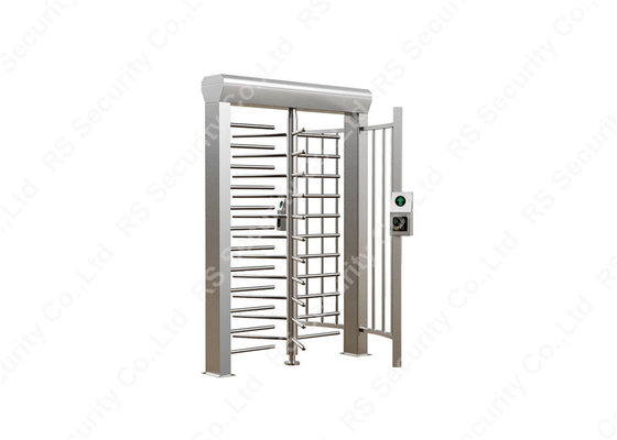 Electronic Security Full Height Turnstiles 120 Degree Rotation Pedestrian Access