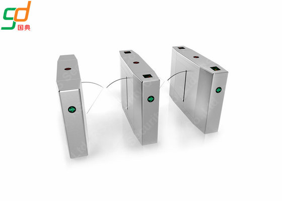 Bi - Directional Flap Barrier Gate , RFID Barcode Reader Turnstile