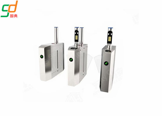 Stainless Steel Flap Barrier Gate Turnstile, Half Height Turnstiles Access Control