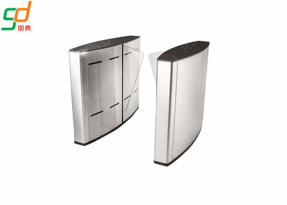 CE Automatic Turnstiles Flap Barrier Gate Stainless Steel Card Reader Turnstile