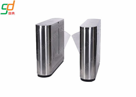 IR Sensor Optical Turnstile System , Subway Gate Half Height Turnstile