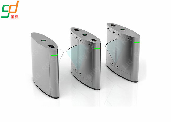 Subway Security Automated Flap Barrier Gate Bridge Type Right Angle