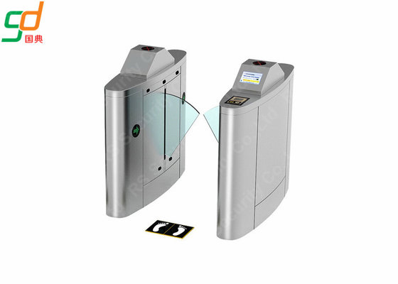 Customized Flap Barrier Gate / Full Automatic Subway Turnstile Access