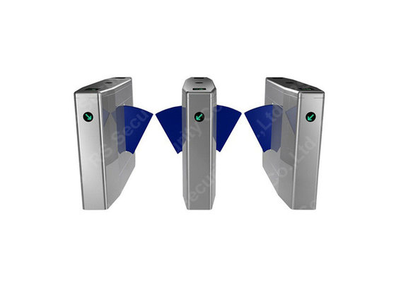 Double Wings Optional Flap Barrier Gate Bi-directional Access Control