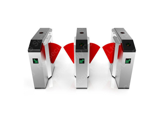 Retractable RFID Card Reader Flap Barrier Gate Alarm Flap Barrier