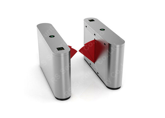 High-end Establishments Flap Barrier Gate Turnstile Connected RFID Pedestrian