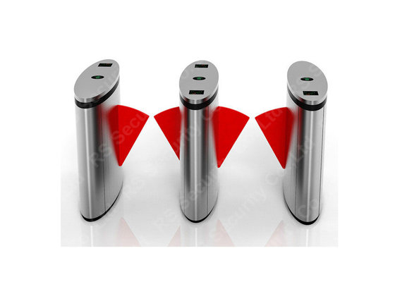 Card Reader Flap Barrier Gate Automatic Turnstiles Retractable Turnstyle Gates