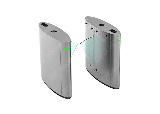 Automatic Security Waterproof Flap Barrier Gate Electric Double Wing Turnstile