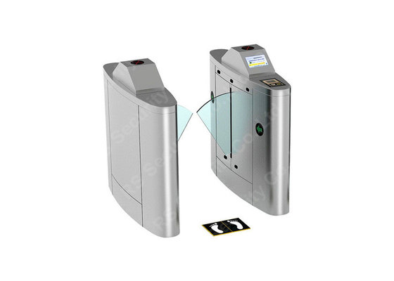 IR Sensor Anti-static Flap Barrier Gate High Security Entrance Pedestrian System