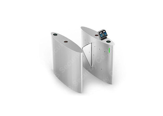 Brush Motor Controlled Access Flap Barrier Gate Speed Pass 304 Stainless Steel