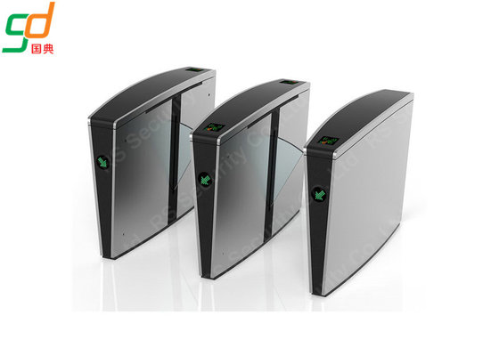 Flexible Automatic Turnstiles Stainless Steel / Intelligent Double Cores Gate
