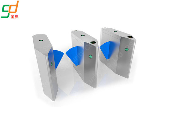 Modern Automatic Turnstiles High Security System Flap Gate Sensor Barrier