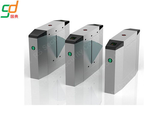 Security Automatic Turnstiles , Controlled Access Turnstiles Flap Gate System