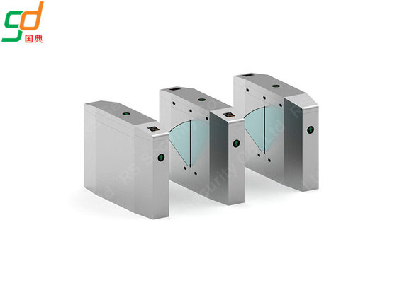 Face Detect Flap Barrier Turnstile System Swimming Hall Gate