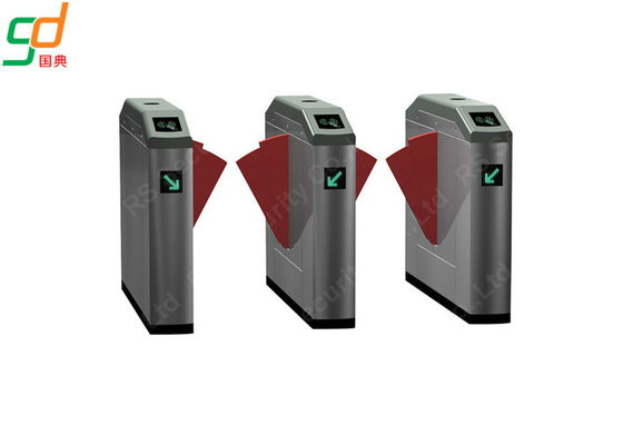 Fingerprint Detect Flap Barrier Turnstile Systems Bus Station Gates