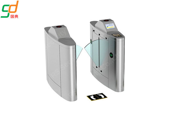 Biometric Scanner Flap Barriers Turnstile System Exhibition Hall Gate